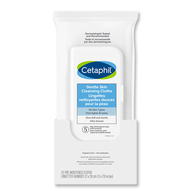 Dirt Removing Gentle Skin Cleansing Cloths | Cetaphil Canada